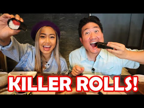 Best SUSHI HAND ROLLS in Los Angeles! Biggest Surprise of my Sushi Tour!