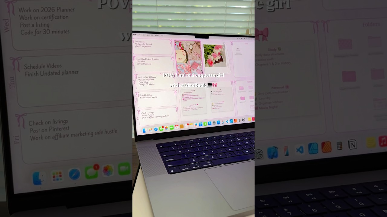 I can’t believe I lived without this! 💕 #coquette #desktopwallpaper #MacBook #applelaptop