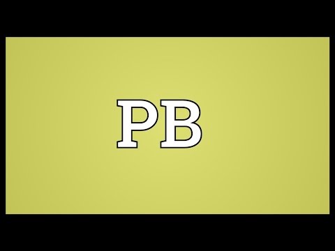 PB Meaning