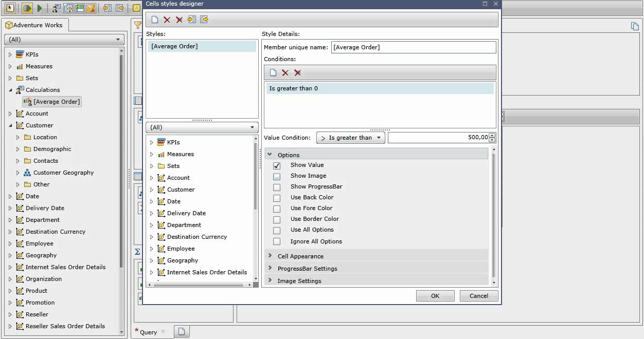 Ranet OLAP - Save and Load Report Setting