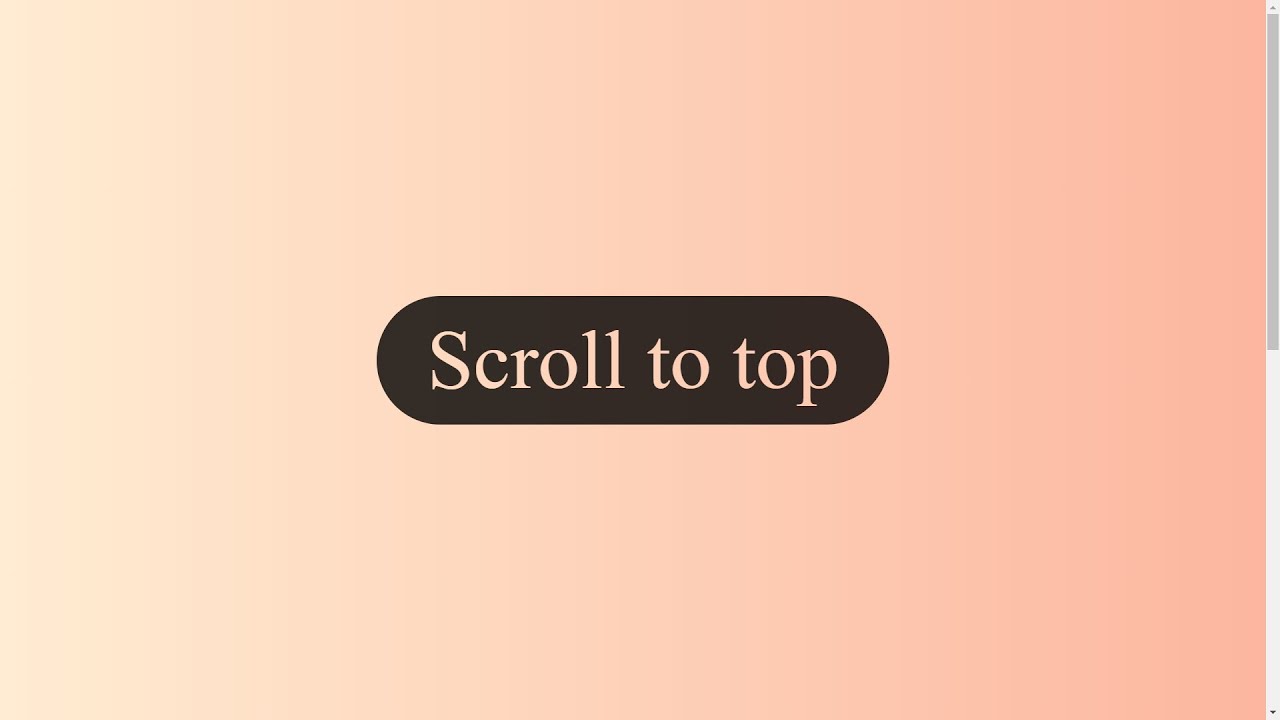Scroll to top button with tooltip