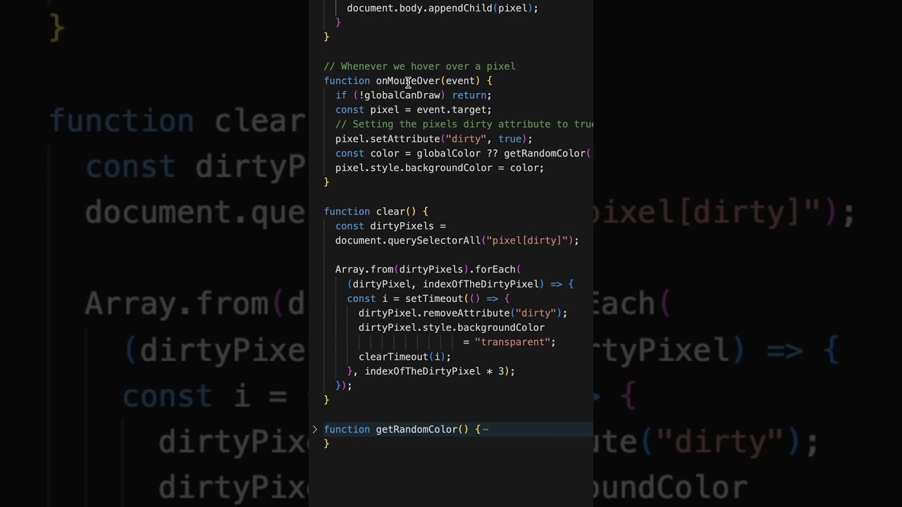 Pixel Painter Using #html #javascript #css