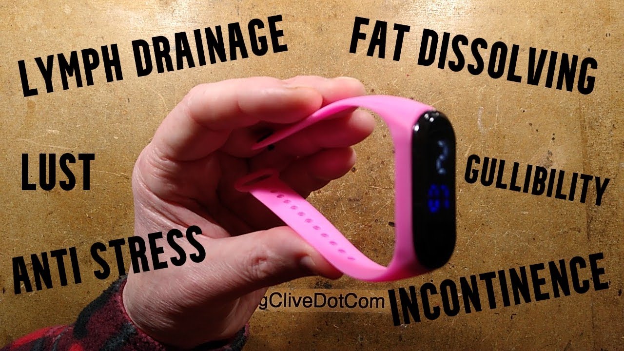 Inside an eBay sonic health bracelet for lymph drainage and fat reduction