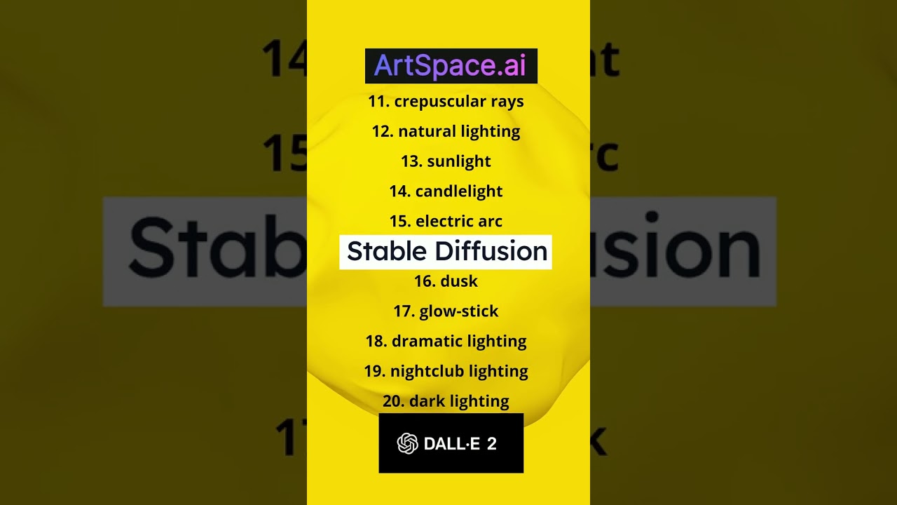 30 Lighting Prompt For AI Art Generators 🎨[Stable Diffusion/Artspace/Dall-E/Midjourney]