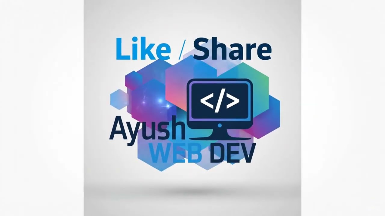 Ayush Web Dev for a Channel Present.