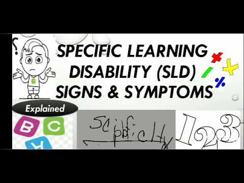 SPECIFIC LEARNING DISABILITY | DEFINITION | SIGNS , SYMTOMS | CHARACTERISTICS