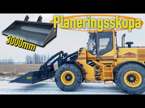 SRF Planeringsskopa Stora BM 3000mm