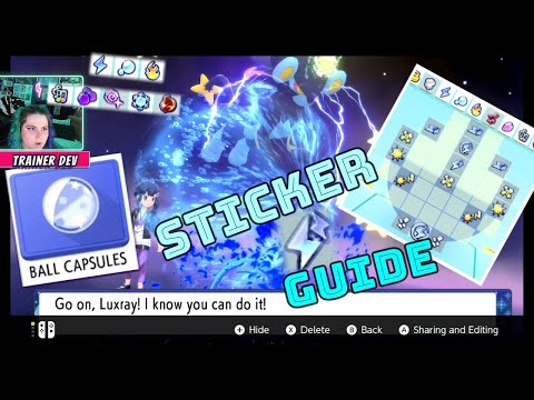 BDSP STICKERS & Ball Capsules ( Pokémon )