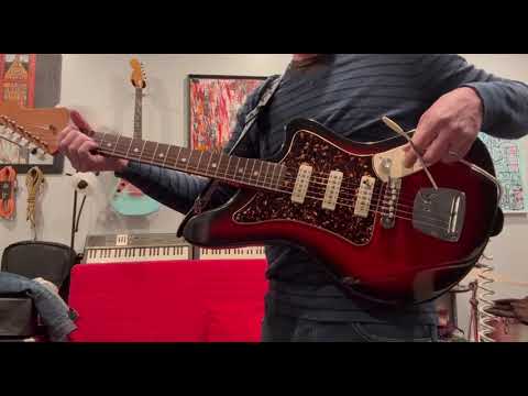 1965 Hitachi Splendor SG-803 Offset Guitar Japan MIJ Redburst | Reverb