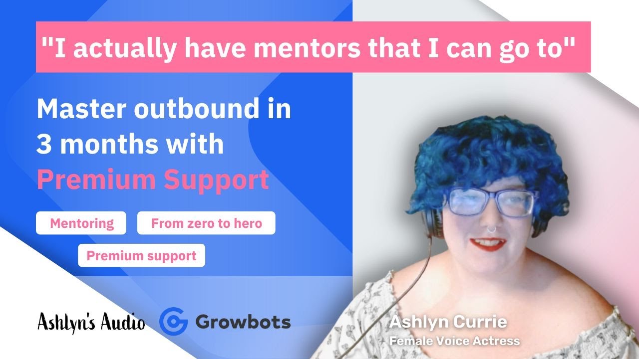 Need help? Learn outbound with a consultant (Premium support) | Growbots
