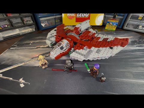 75362 Ahsoka Tano's T-6 Jedi Shuttle | Lego Star Wars (Real-Time Build)