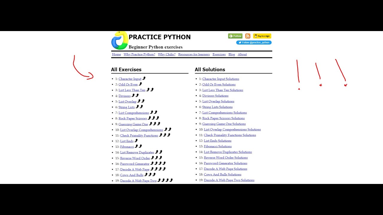 Beginner Python Exercises and Solutions #1