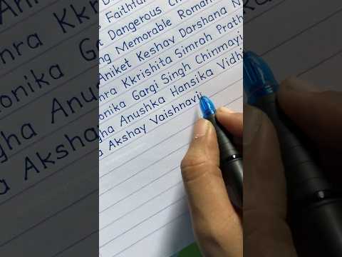 Best English handwriting #vaishnavi #viral #calligraphy #shorts