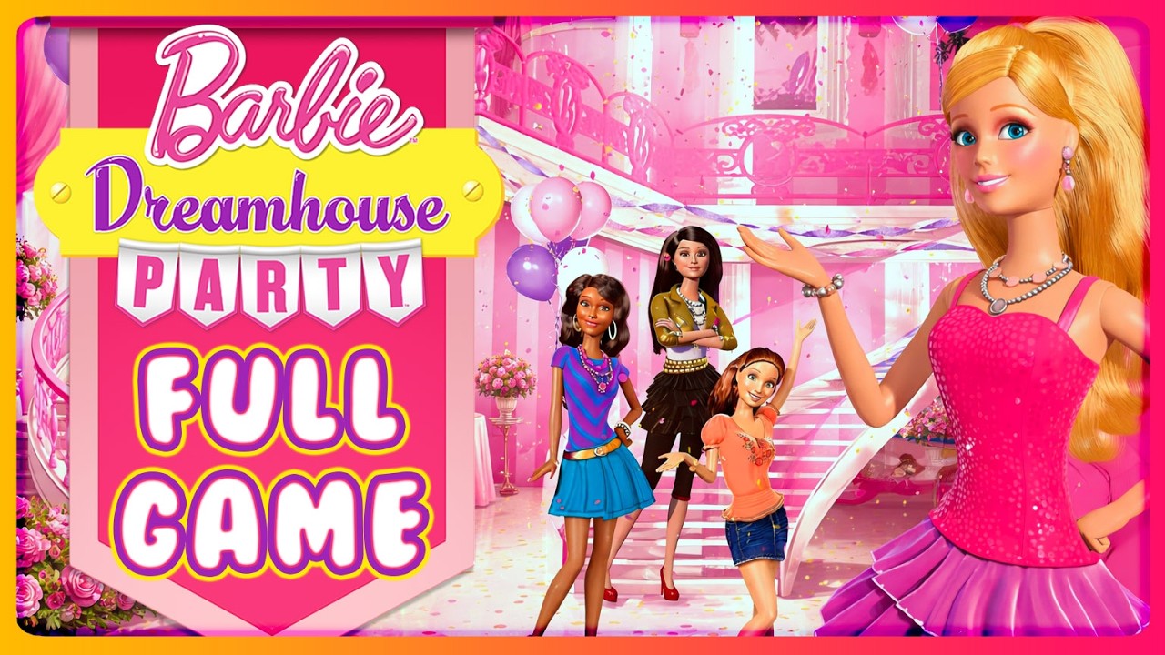 Barbie Dreamhouse Party FULL GAME Longplay (Wii) 4k