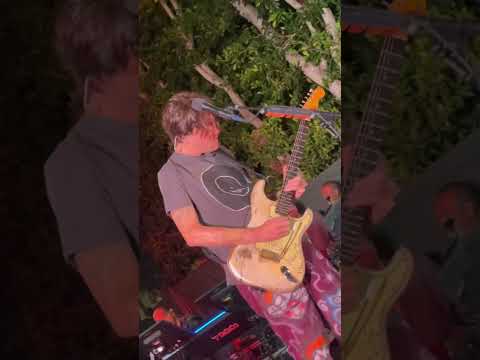 John Frusciante playing Jimi Hendrix’s Stratocaster