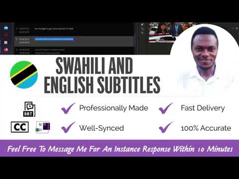 How to Get Professional Swahili & English Video Subtitles