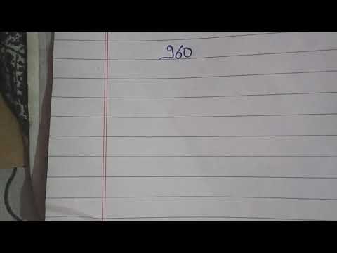 prime factors of 960