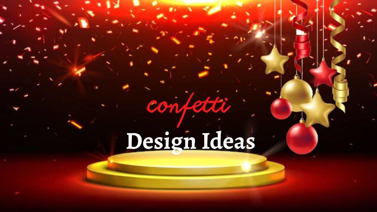 confetti illustration design ideas | link in description | Free Download