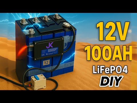 DIY 12v 100ah Battery Assembly Process| How 12V -100Ah power bank LiFePO4 Battery with Smart BMS