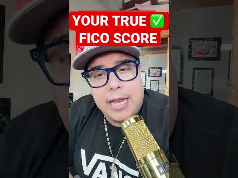 Your true FICO® score ✅ #shorts