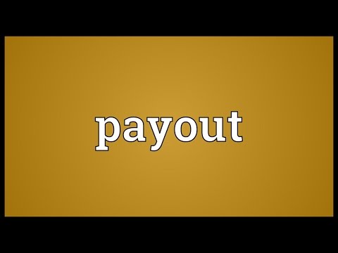 Payout Meaning