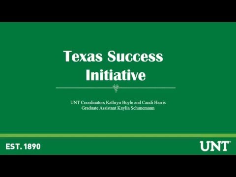 TSI Overview by UNT