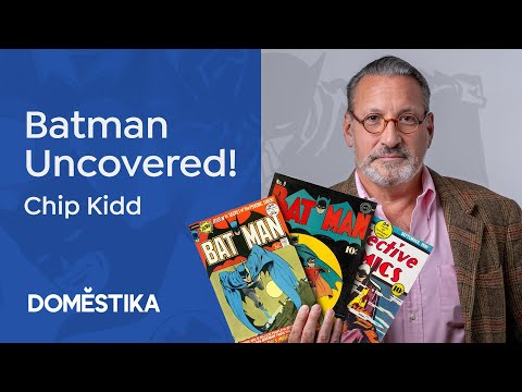 BATMAN Comic Book Covers with Chip Kidd! | Domestika English