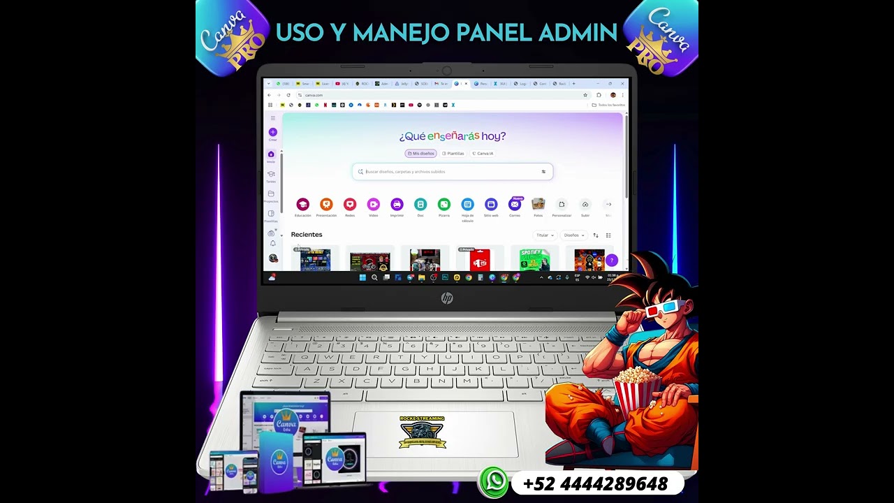 TUTORIAL PANEL ADMIN CANVA PRO