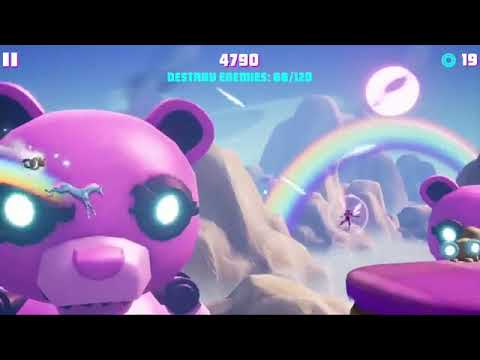 Adult Swim Games - Robot Unicorn Attack 3 - Little Lungs (2017, USA)
