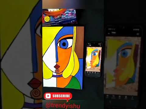 #_Cubism art_#made by me_#@trendyishu