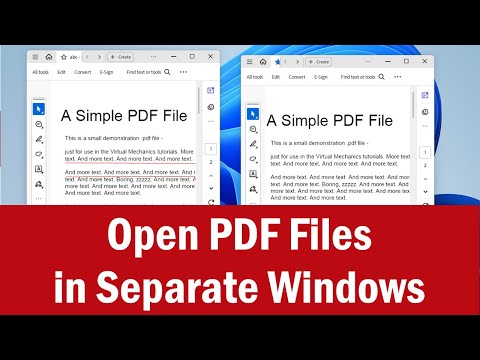 How To Open PDF Files in Separate Window | How To Open PDF in New Window Instead of Tab 2024 | Adobe