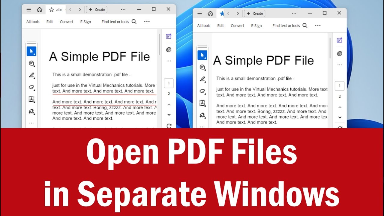 How To Open PDF Files in Separate Window | How To Open PDF in New Window Instead of Tab 2024 | Adobe