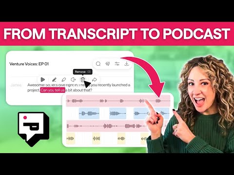 Audio to Text Editing with Podcastle New AI Feature