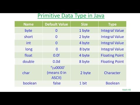 Java Beginners Tutorials Urdu/Hindi#10 Primitive And Non Primitive Data Types In Java