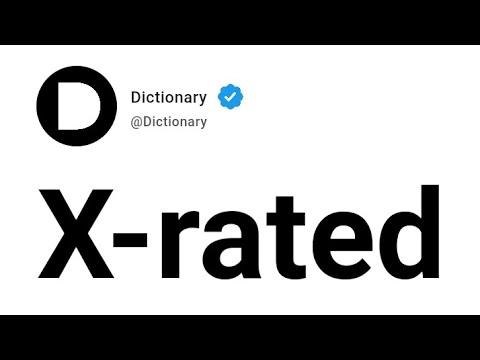 X-rated Meaning In English