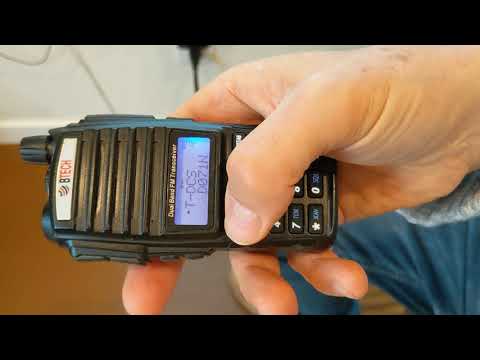 Btech GMRS V1 two tones on one channel!