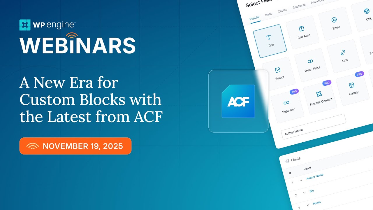 ACF Product Showcase: A New Era for Custom Blocks with Inline Editing