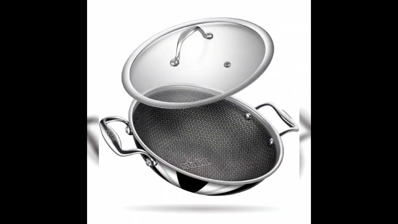 Stahl Triply Artisan Hybrid Triply Non Stick Kadai with Lid, Metal Spatula Friendly #kitchen #stahl
