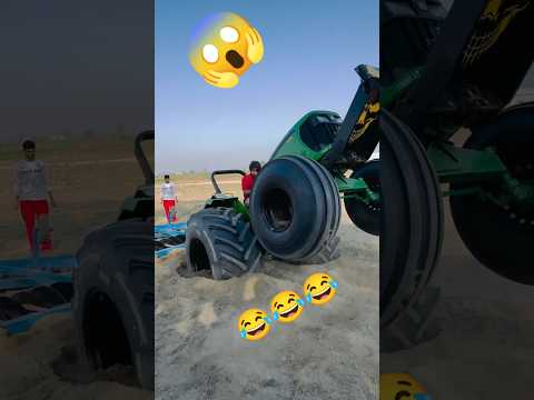 Nishu Jaiswal John Deere #nisudeswal #viralshort #thar #swraj855 #tactorstunt #2025