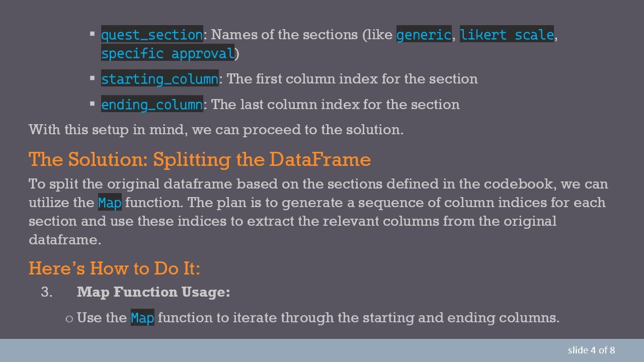 Splitting a DataFrame into Multiple DataFrames Using Column Selection in R dataframe split tidyverse