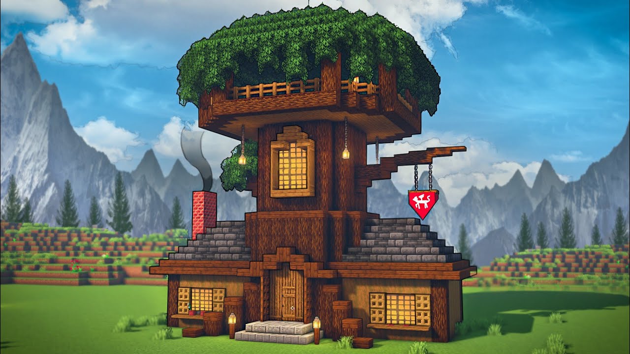 Minecraft: How To Build a Treehouse | Easy Tutorial - Minecraft Builders