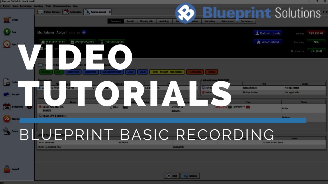 Blueprint Basic Recording