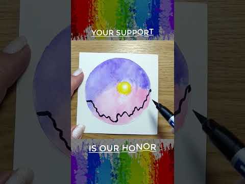 easy painting A scary landscape might feature dark || step by step || painting Tutorial