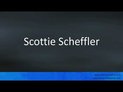 How to pronounce "Scottie Scheffler".