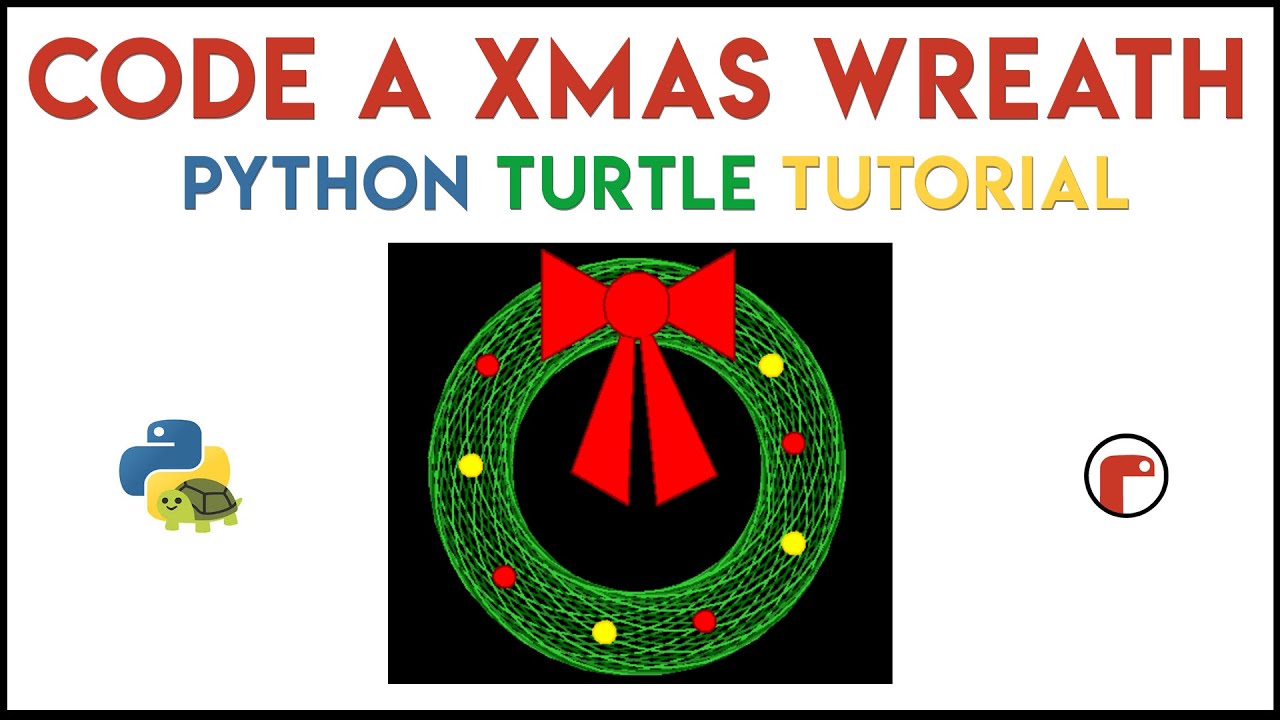 Python Turtle - Code a Christmas Wreath