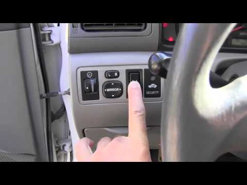 Toyota Corolla Tire Pressure Light Reset