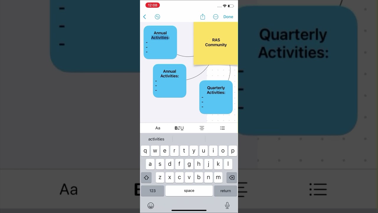 Apple Freeform Whiteboarding Tool for brainstorming ideas! #productivity