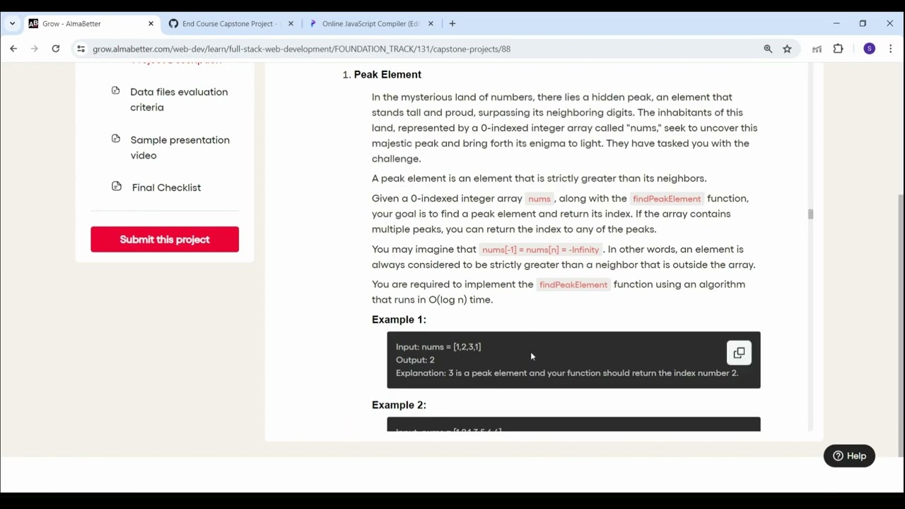 capstone project module2:Design and analysis of algorithms