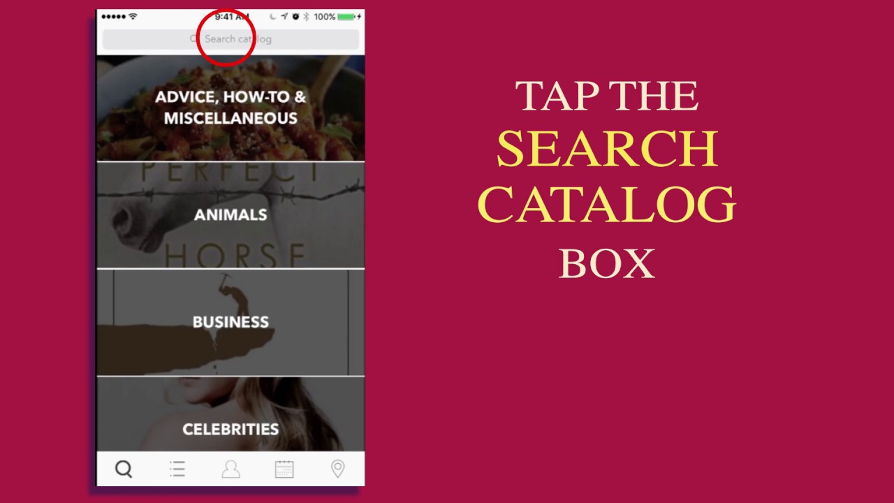 How to Search the Catalog