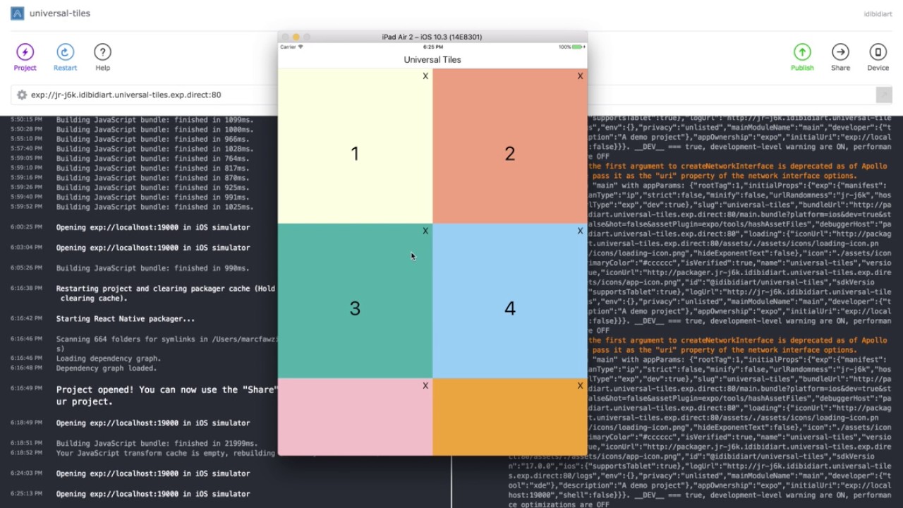 Responsive Tiles for Universal React Native Apps